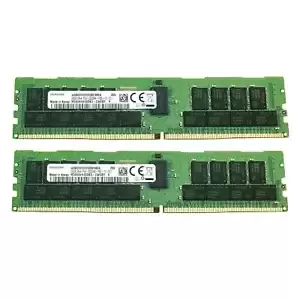 64GB(2 x 32GB) SAMSUNG DDR4 3200MHz REG ECC PC4-25600R 2Rx4 Server ...
