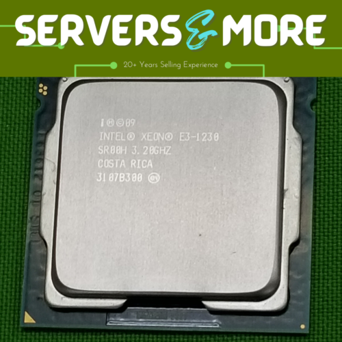 Intel Xeon E3-1230 v1 & v2 | Socket LGA 1155 | 4 Cores, 8 Threads
