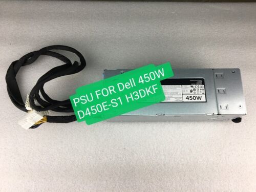 PSU FOR DELL POWER SUPPLY 80 BRONZE 450W POWEREDGE SERVER T430 H3DKF ...