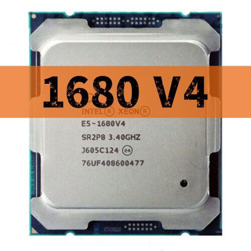 Intel Xeon E5-1680 V4 SR2P8 3.40GHz 8-Core 20MB Socket LGA2011-3 CPU ...